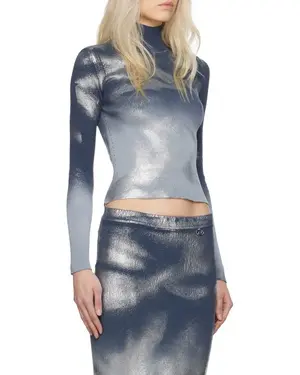 DIESEL® M-ileen High Neck Metallic-effect Jumper