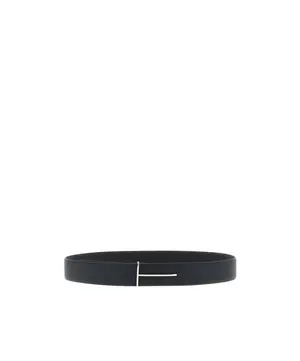 TOM FORD Slim T Double-sided Belt - Black