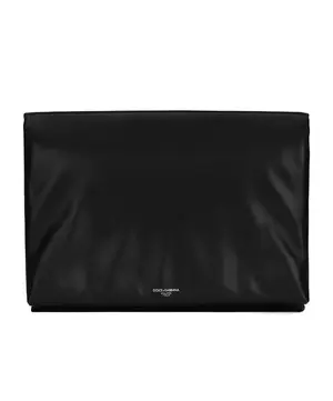 Dolce & Gabbana Logo Printed Crossbody Bag - Black