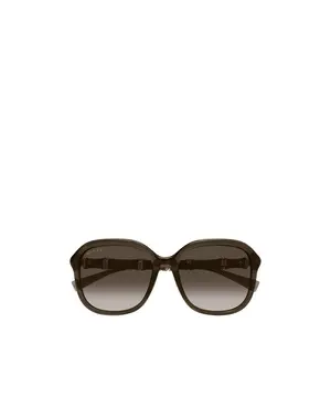 Gucci Bamboo Square Frame Sunglasses