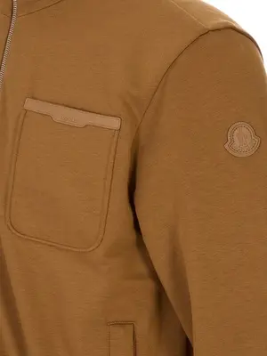 Moncler Long-sleeved Casual Zip-up Jacket