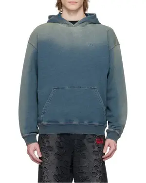DIESEL® Oval D Logo Embroidered Hoodie