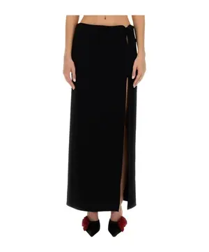 Magda Butrym Side Slit Maxi Skirt