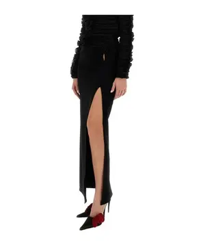 Magda Butrym Side Slit Maxi Skirt