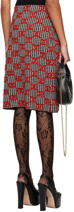 Gucci Gg Jacquard A-line Skirt