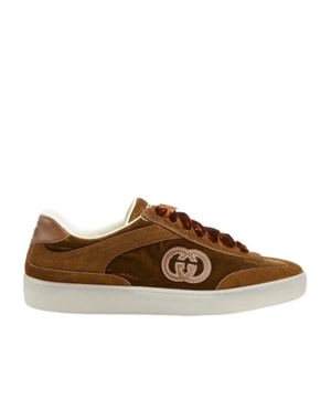 Gucci G75 Gg Nylon Insert Sneakers