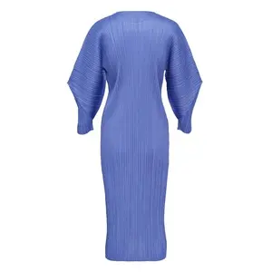 PLEATS PLEASE BY ISSEY MIYAKE Skyline Batwing-sleeve Dress