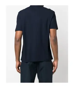 Herno Button Detailed Short-sleeved Polo Shirt - Black