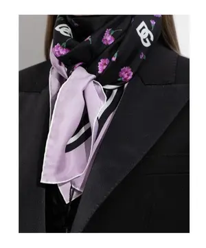 Dolce & Gabbana Dolce Gabbana Carnations Printed Scarf