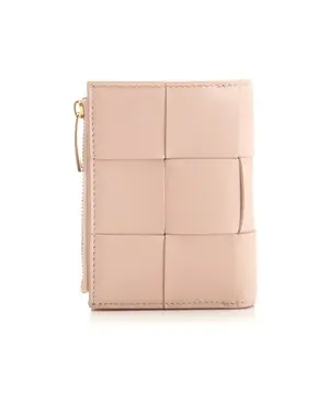Bottega Veneta Cassette Small Bi-fold Zip Wallet