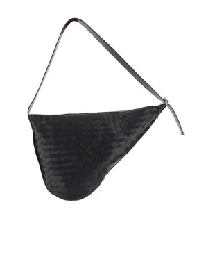 Bottega Veneta Woven Leather Shoulder Bag - Black
