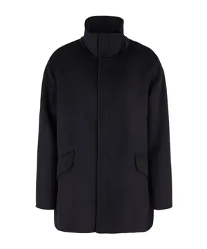 Giorgio Armani Straight Hem Pea Coat