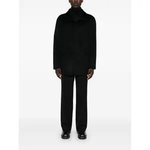 Giorgio Armani Straight Hem Pea Coat