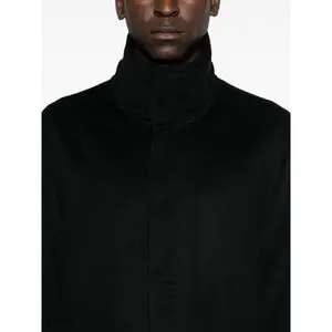 Giorgio Armani Straight Hem Pea Coat