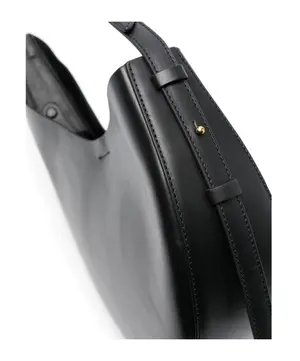 Soeur Asymmetrical Shoulder Bag - Black