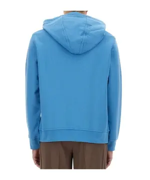 Etro Logo Embroidered Hoodie - Blue