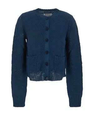 MAISON MARGIELA Buttoned Knitted Cardigan - No