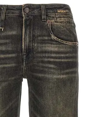 R13 Straight Leg Jeans - Monastery Black