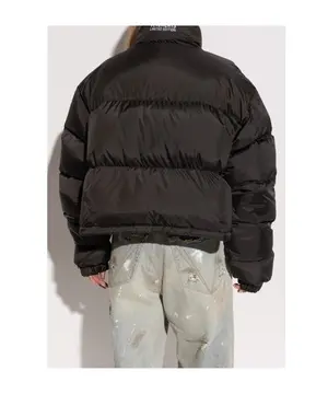 Vetements Long Sleeve Down Jacket - Black