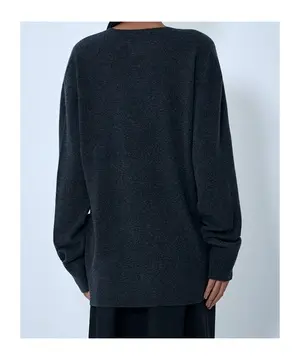 TOTEME V-neck Knitted Jumper - Black