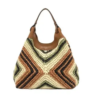 GIANNI CHIARINI Dua Woven Shoulder Bag With Clutch