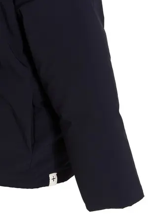 JIL SANDER Logo Hooded Down Jacket