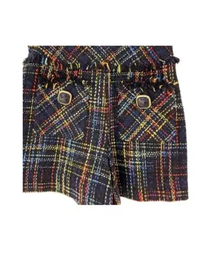 EDWARD ACHOUR PARIS Multi-color Tweed Shorts