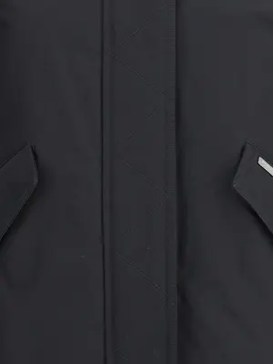 Woolrich Long-sleeved Hooded Parka - No
