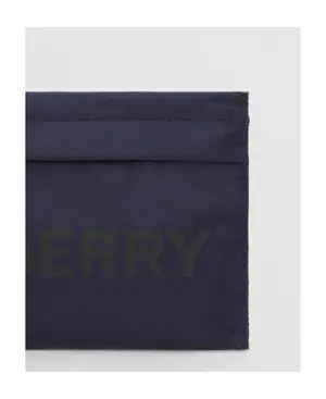 Burberry Logo Nylon Blend Wristlet