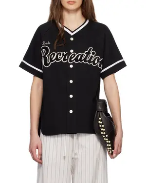 BODE Recreation Baseball Shirt - Black