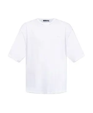Acne Studios Face Logo Patch Crewneck T-shirt
