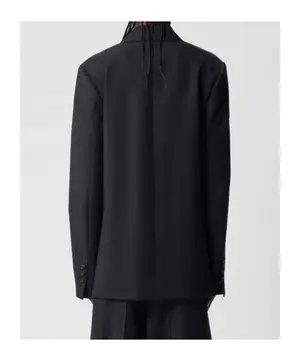 ANN DEMEULEMEESTER Elin Asymmetric Tailored Blazer