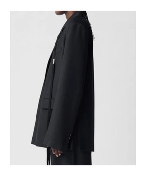 ANN DEMEULEMEESTER Elin Asymmetric Tailored Blazer - Black