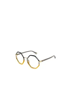 Chloé Geometric Frame Eyeglasses - Multicolor