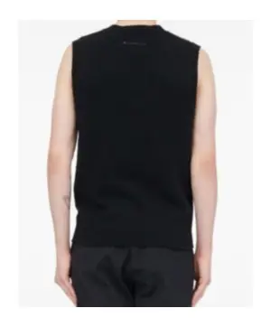 MAISON MARGIELA V-neck Sleeveless Jumper With Ribbed Trims