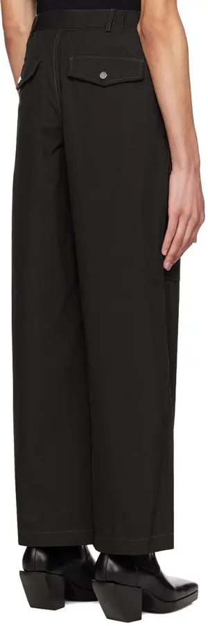 DION LEE Multi-pocket Straight-leg Trousers