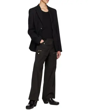 DION LEE Multi-pocket Straight-leg Trousers