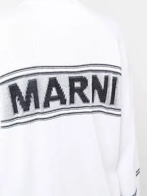 Marni Logo Embroidered Cardigan
