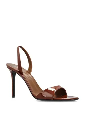 GIUSEPPE ZANOTTI Lilibeth Slingback Stiletto Sandals - Red