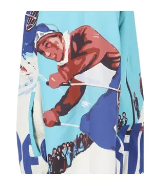 Rhude Alpine Print Half-zip Jacket