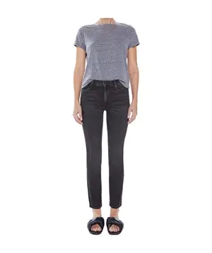 MOTHER The Mid Rise Dazzler Ankle Jeans