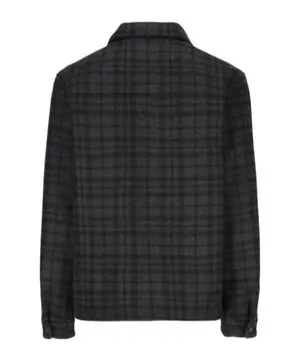 Prada Triangle-logo Checked Shirt