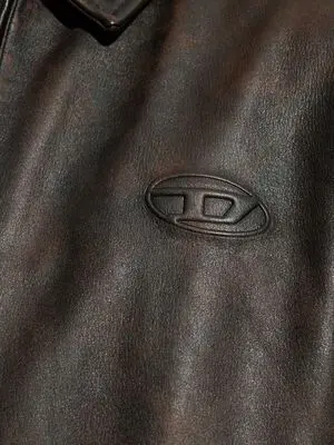 DIESEL® L Amar Wrd Leather Jacket