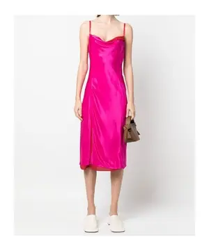 Acne Studios Sleeveless Layered Midi Dress