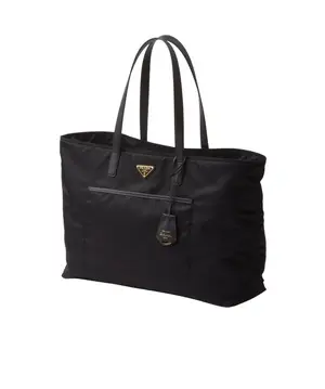Prada Re-edition 1978 Large Re-nylon And Saffiano Leather Tote Bag
