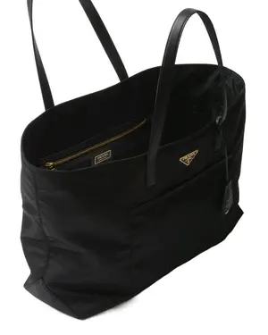 Prada Re-edition 1978 Large Re-nylon And Saffiano Leather Tote Bag