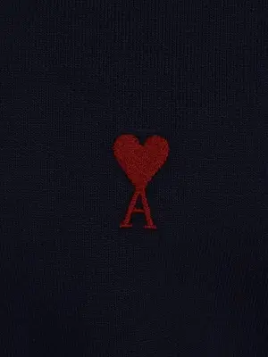 AMI Paris De Coeur Drawstring Hoodie - No