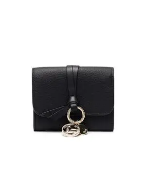 Chloé Alphabet Trifold Wallet - Black