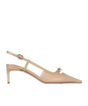 ROGER VIVIER Viv Canard" Buckle Slingback Heels