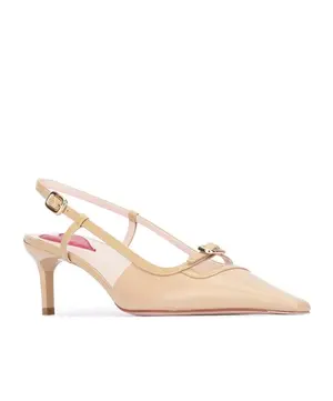 ROGER VIVIER Viv Canard" Buckle Slingback Heels